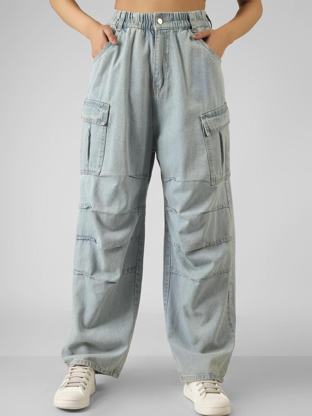 Buy MODNY Women Loose Fit Trousers - Trousers for Women 42960347 | Myntra
