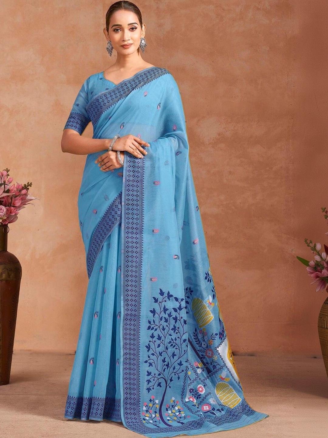 Buy KALINI Woven Design Saree - Sarees for Women 42951464 | Myntra
