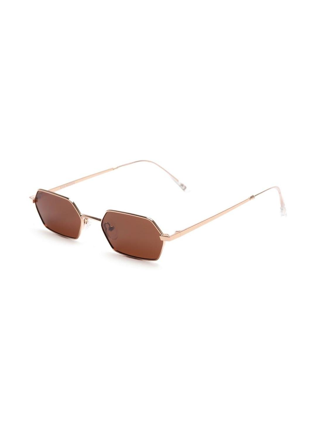 Buy EYEMODE Unisex Brown Lens & Gold Toned Other Sunglasses ...