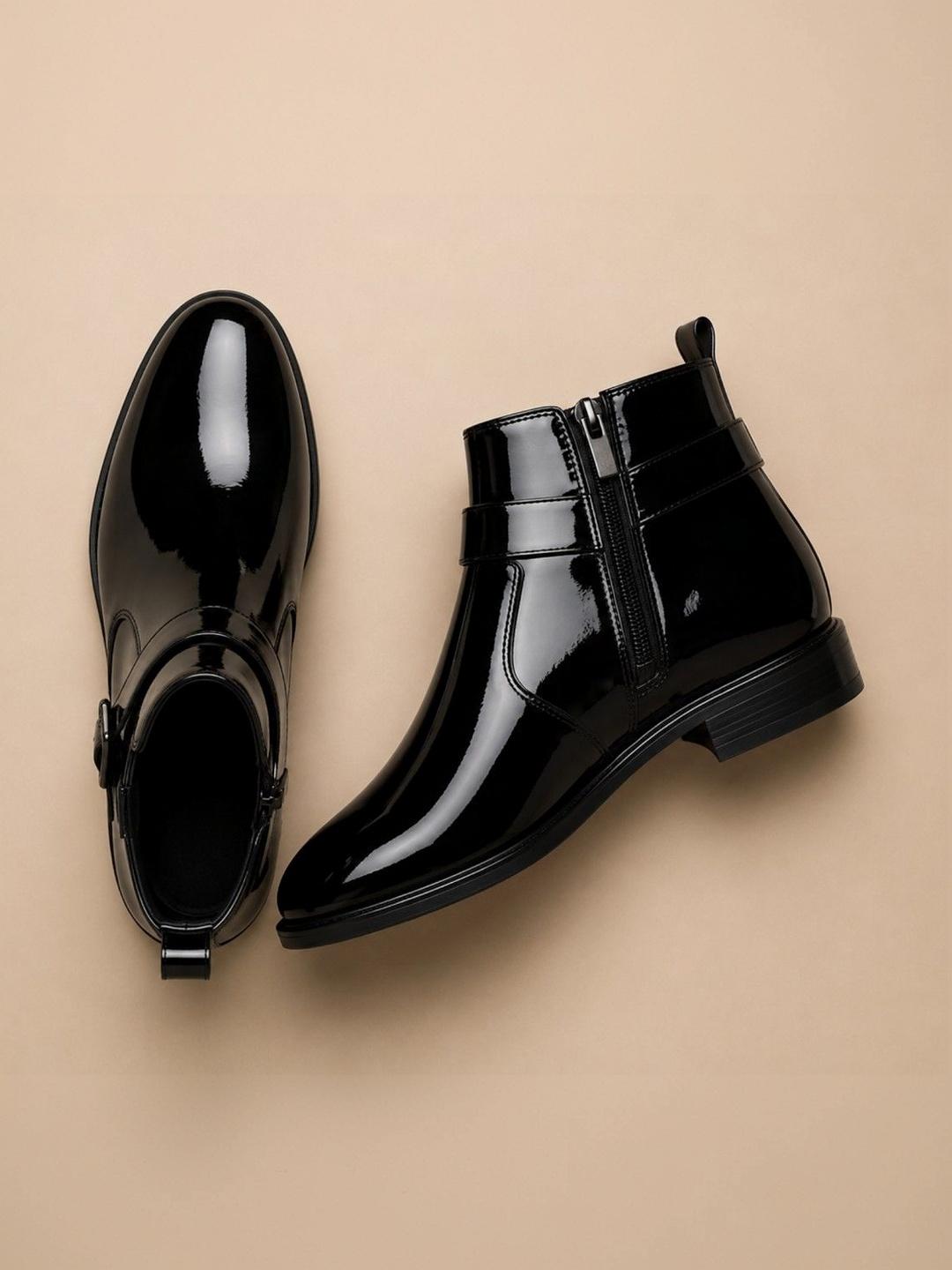 Buy KRAASA Men Casual Block Heeled Regular Boots - Boots for Men ...