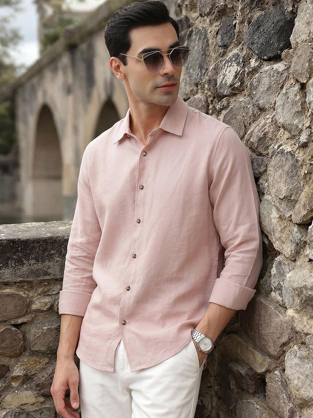 Buy Thomas Scott Men Premium Slim Fit Long Sleeves Semi Cutaway Collar ...