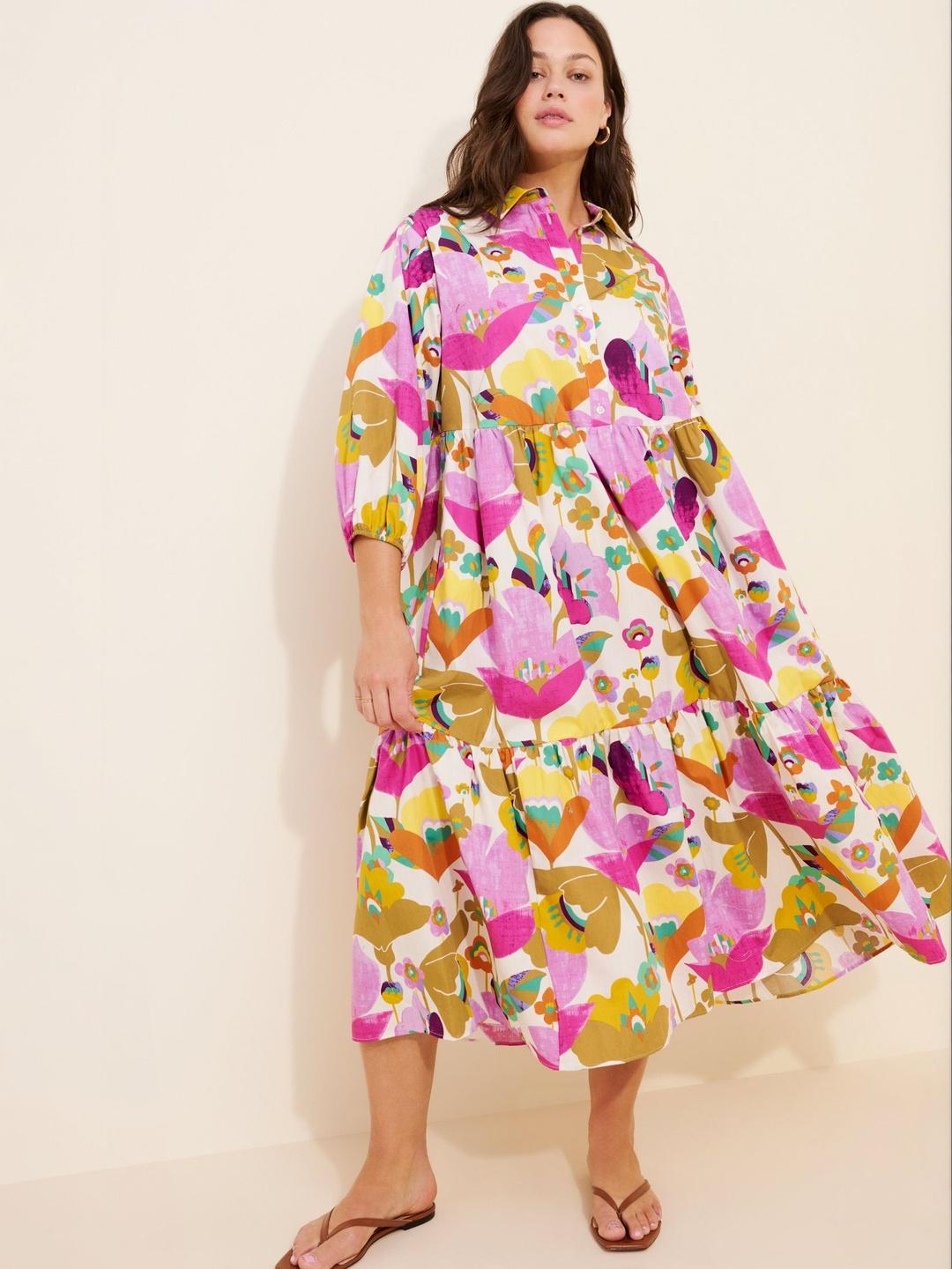 Buy CORSICA Floral Print A Line Midi Dress - Dresses for Women 42818791 ...