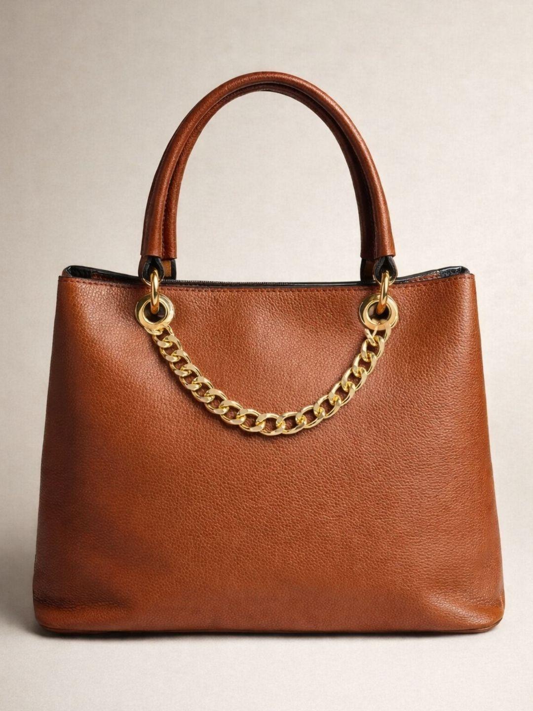 Buy VIBY Leather Structured Handheld Bag - Handbags for Women 42879675 ...