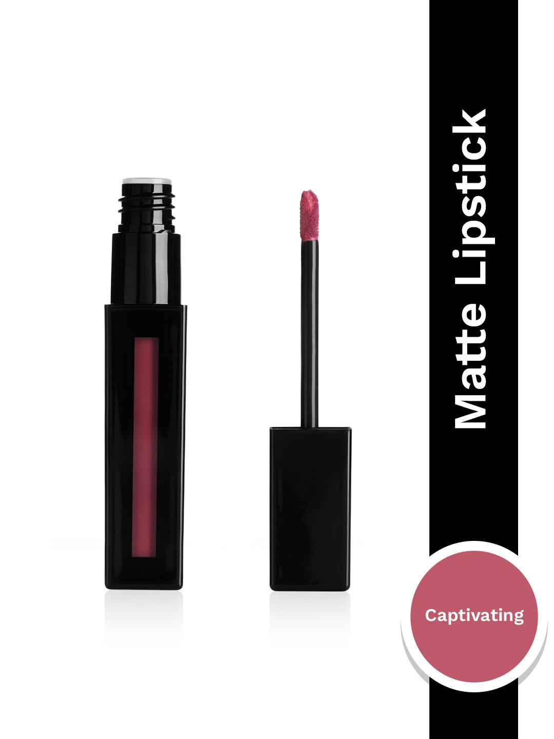 Buy PAC Matte Addict Non Drying Liquid Lipstick 5.5ml Captivating ...