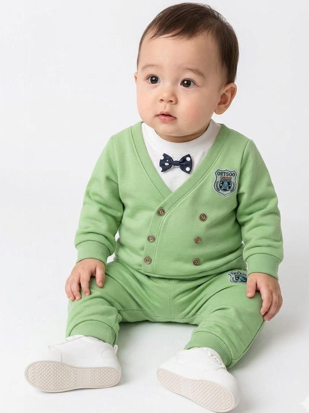 Buy Torham Boys Printed T Shirt With Joggers &Coat - Clothing Set for ...