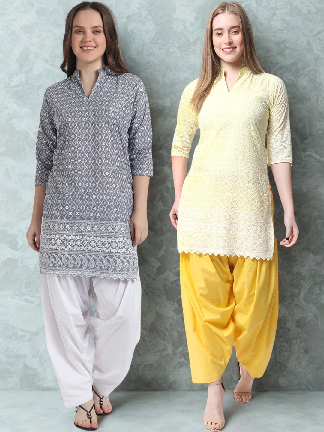 Buy Mytrendzs Embroidered Chikankari Chikankari Kurti - Kurtis for ...