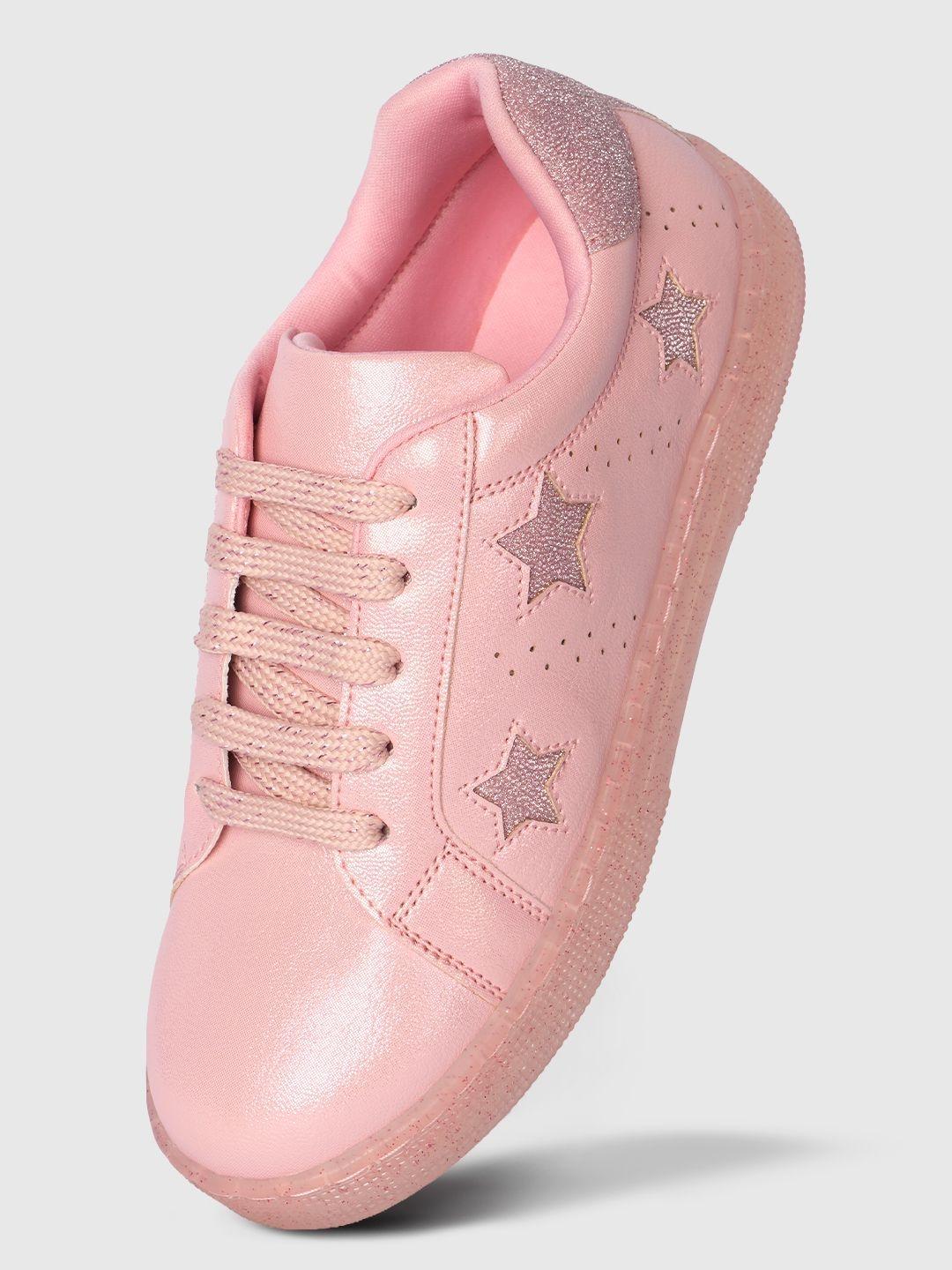 Buy Toothless Girls Pink Shimmer Upper Flexible Speckled Sole Daily ...