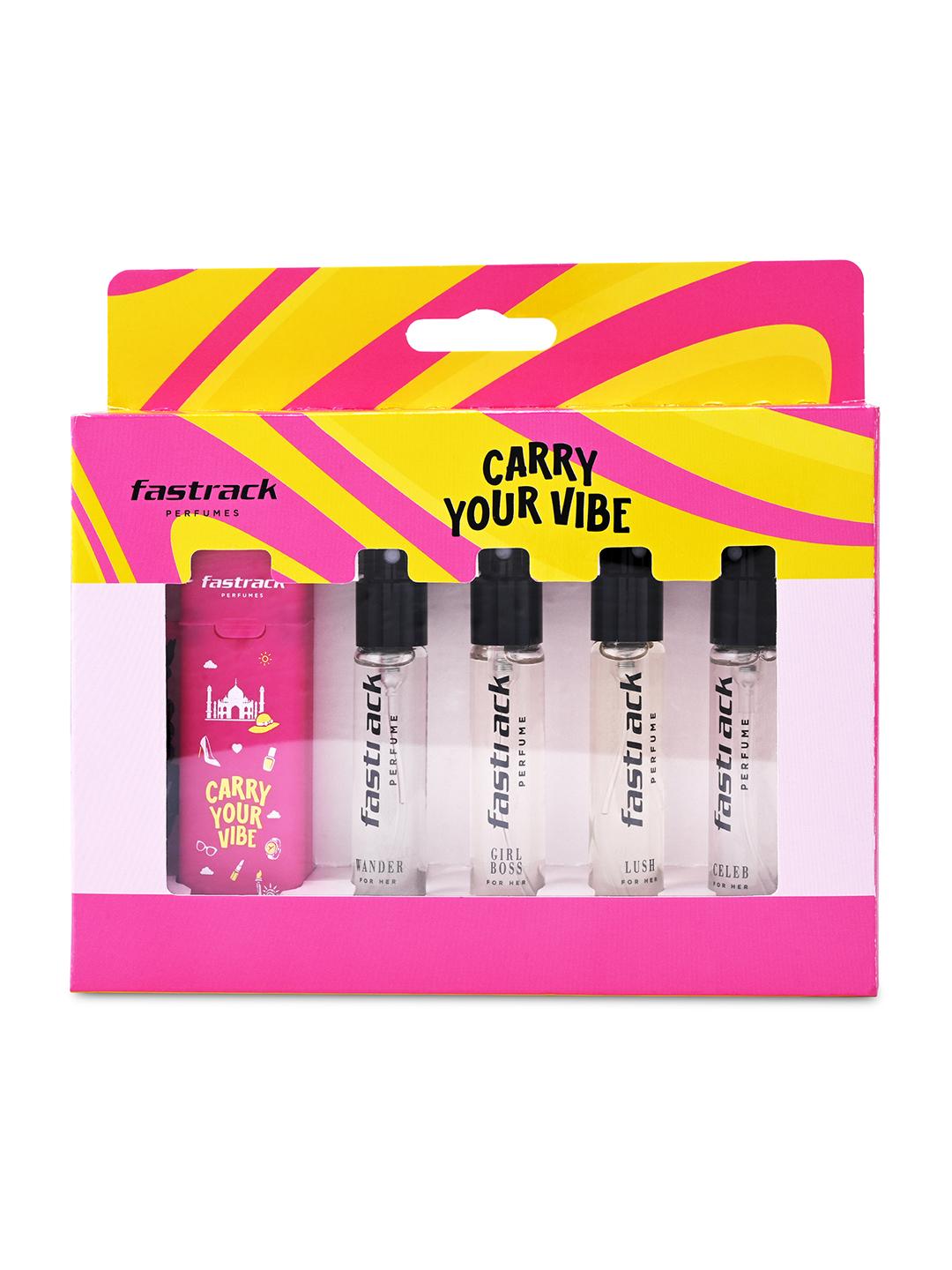 Buy Fastrack Set Of 4 Wander For Her Girl Boss For Her & Lush For Her ...