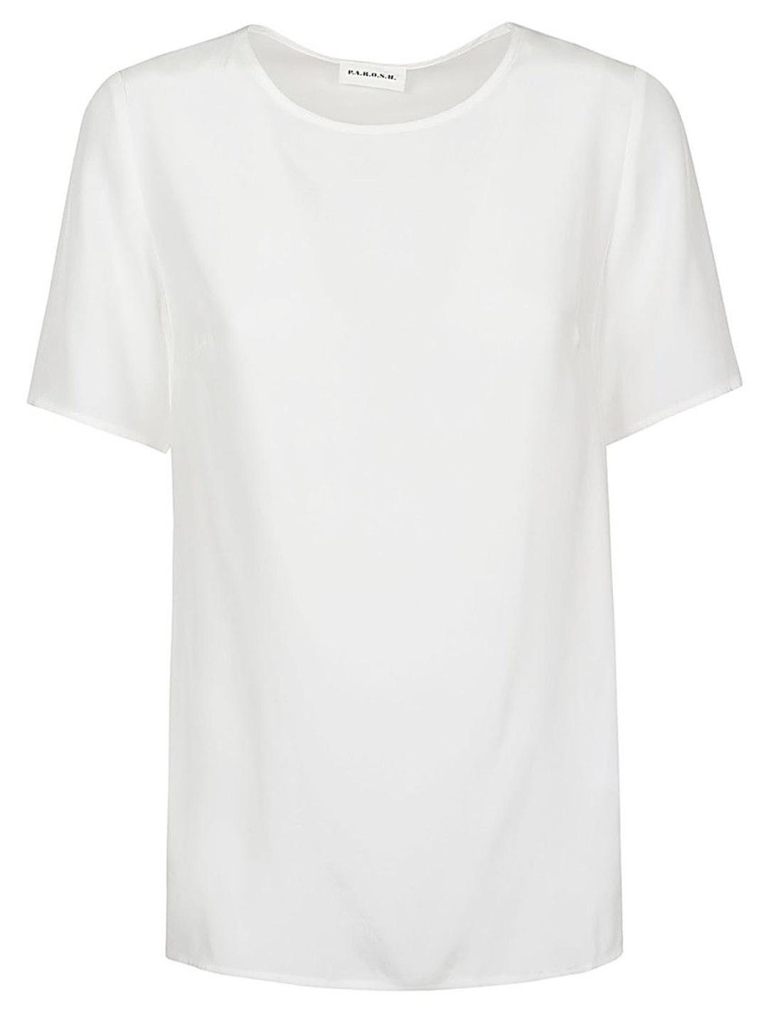 Buy White Silk Blouse - Tshirts for Women 41758516 | Myntra