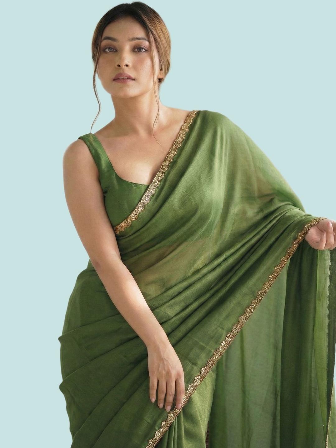 Buy ELITERATI FASHION Silk Blend Saree - Sarees for Women 41759823 | Myntra