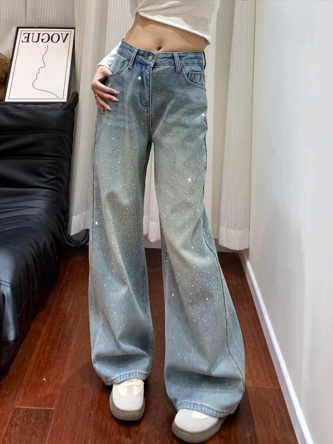 Buy StyleCast X Revolte Women Straight Fit Mid Rise Highly Distressed ...