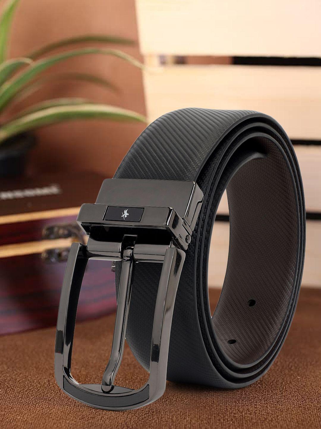 Buy Cantabil Men Textured Leather Reversible Belt - Belts for Men ...
