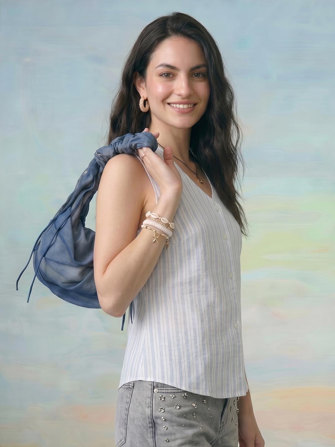 Buy ZACCAI Vertical Striped Vest Top - Tops for Women 41766314 | Myntra