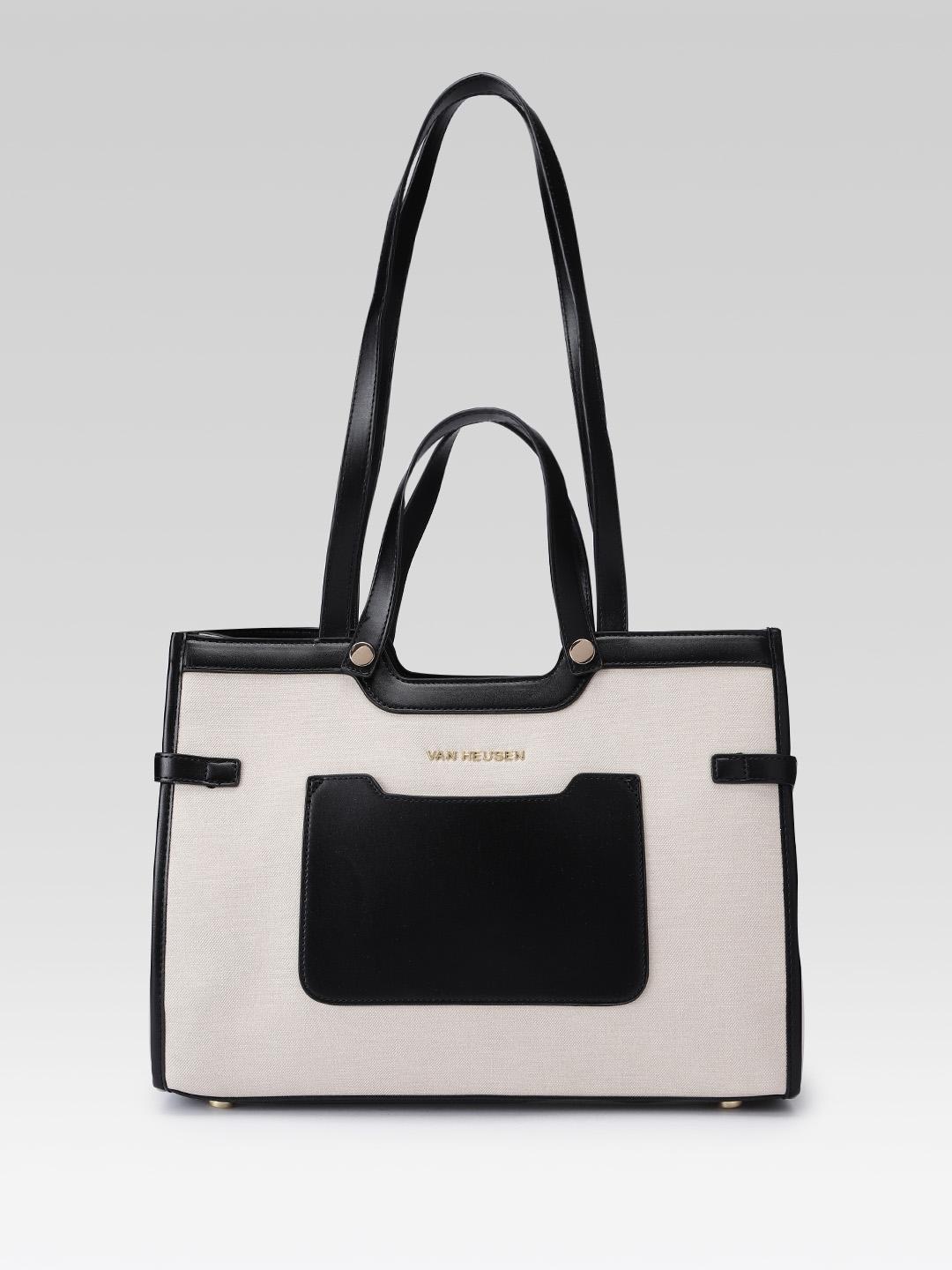 Buy Van Heusen Textured Tote Bag - Handbags for Women 41861438 | Myntra