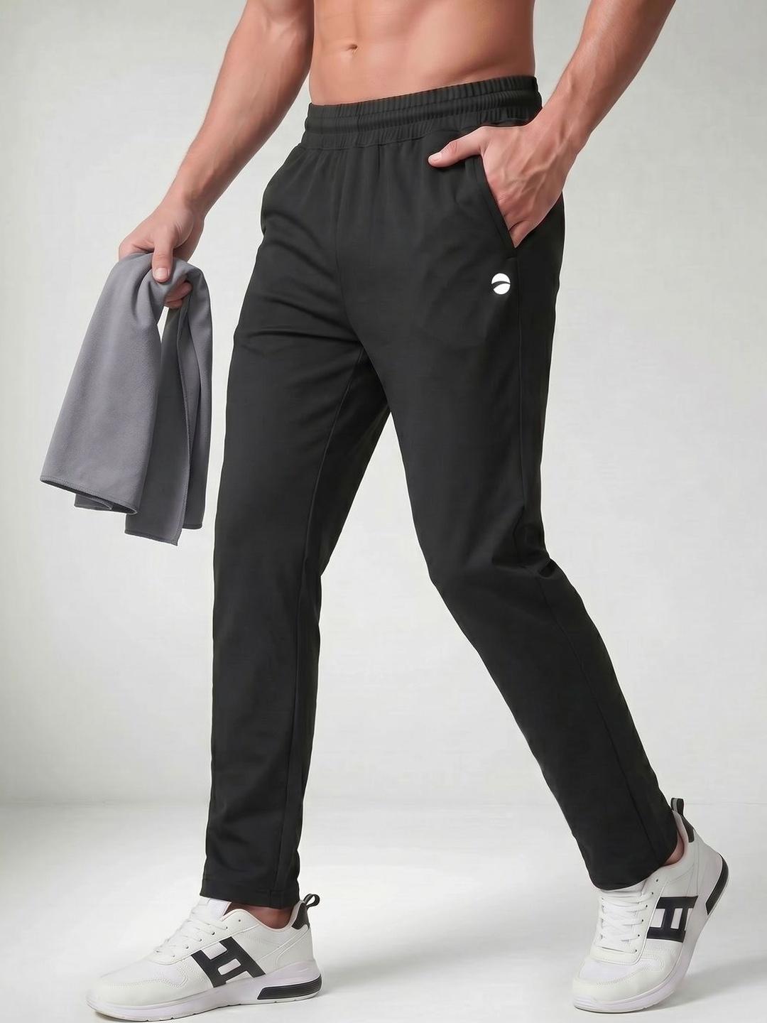 Buy MOUNTAIN COLOURS Men Regular Fit Brand Logo Training Track Pants ...