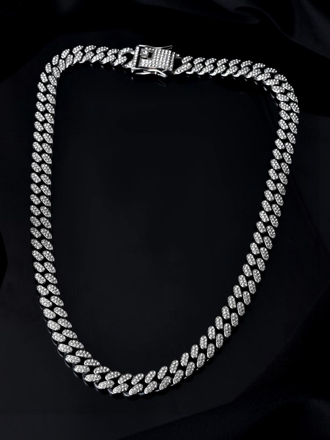 Buy Roadster Men Silver Plated Chain - Necklace And Chains for Men ...