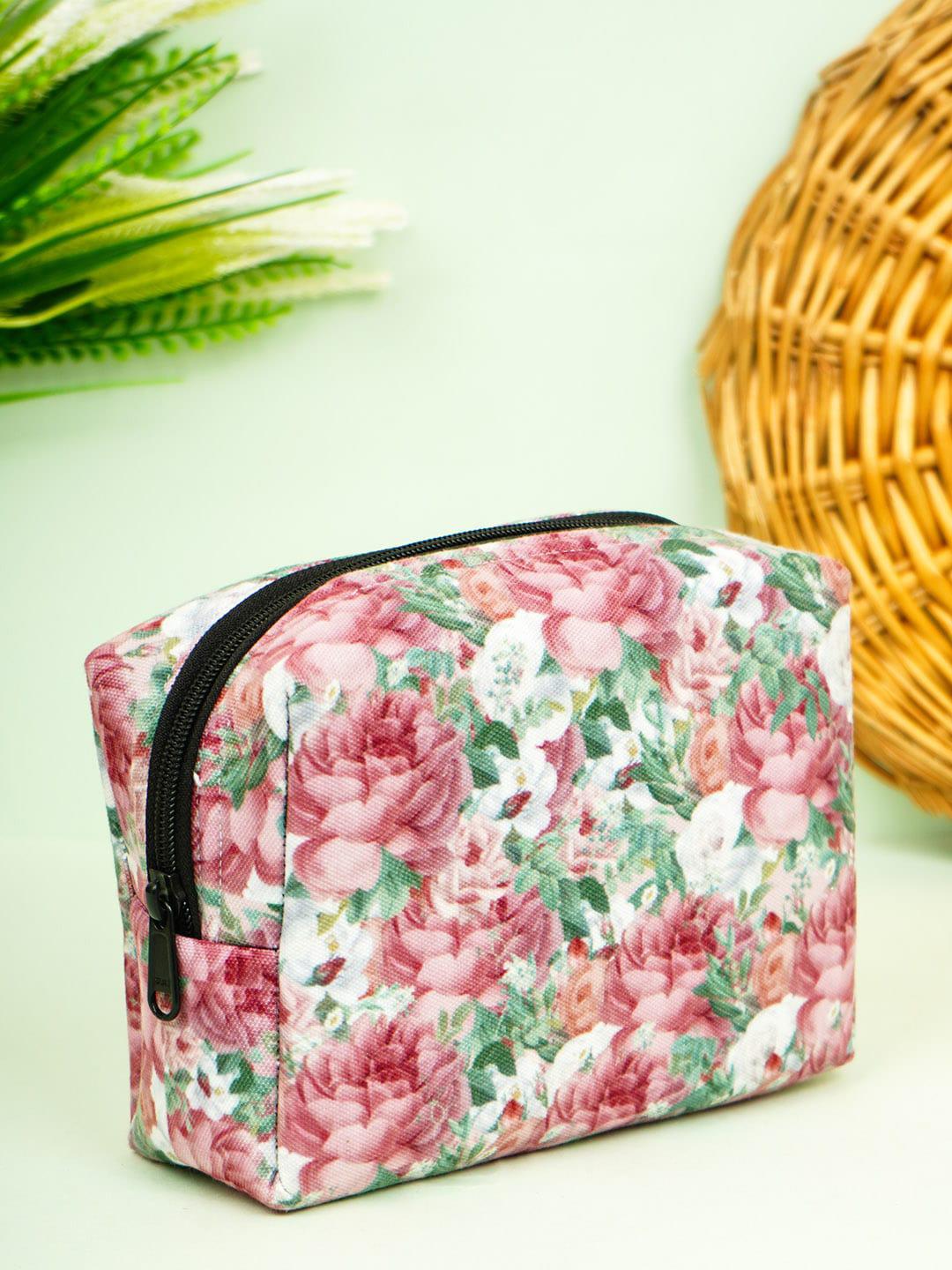 Buy Crazy Corner Pink Floral Printed Travel Pouch - Travel Accessory for Unisex 20261410 | Myntra