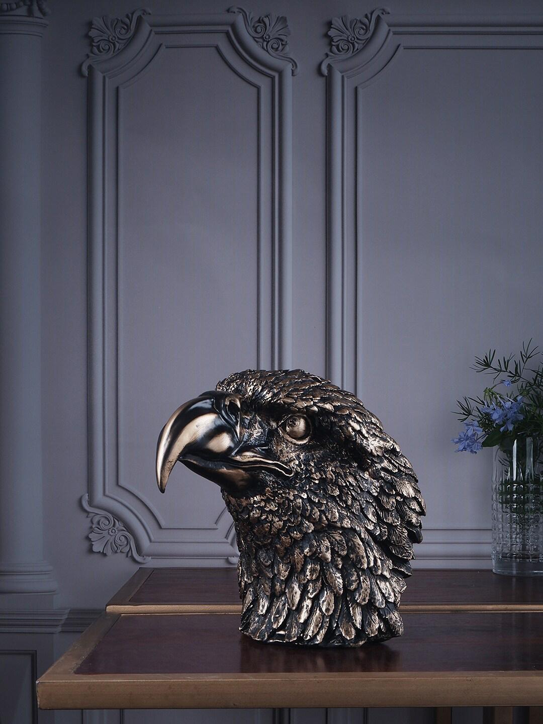 Buy THE WHITE INK DECOR Black Eagle Figurine Showpiece - Showpieces for ...