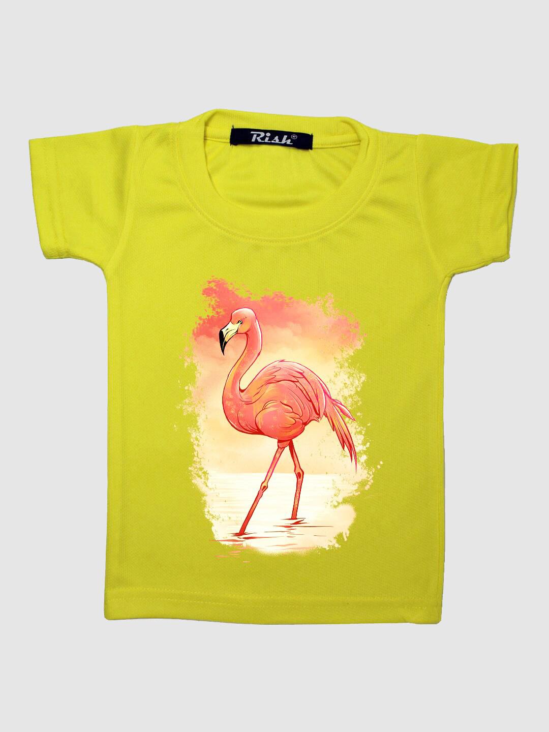 Buy RISH Boys Yellow Printed Oversized T Shirt - Tshirts for Boys ...