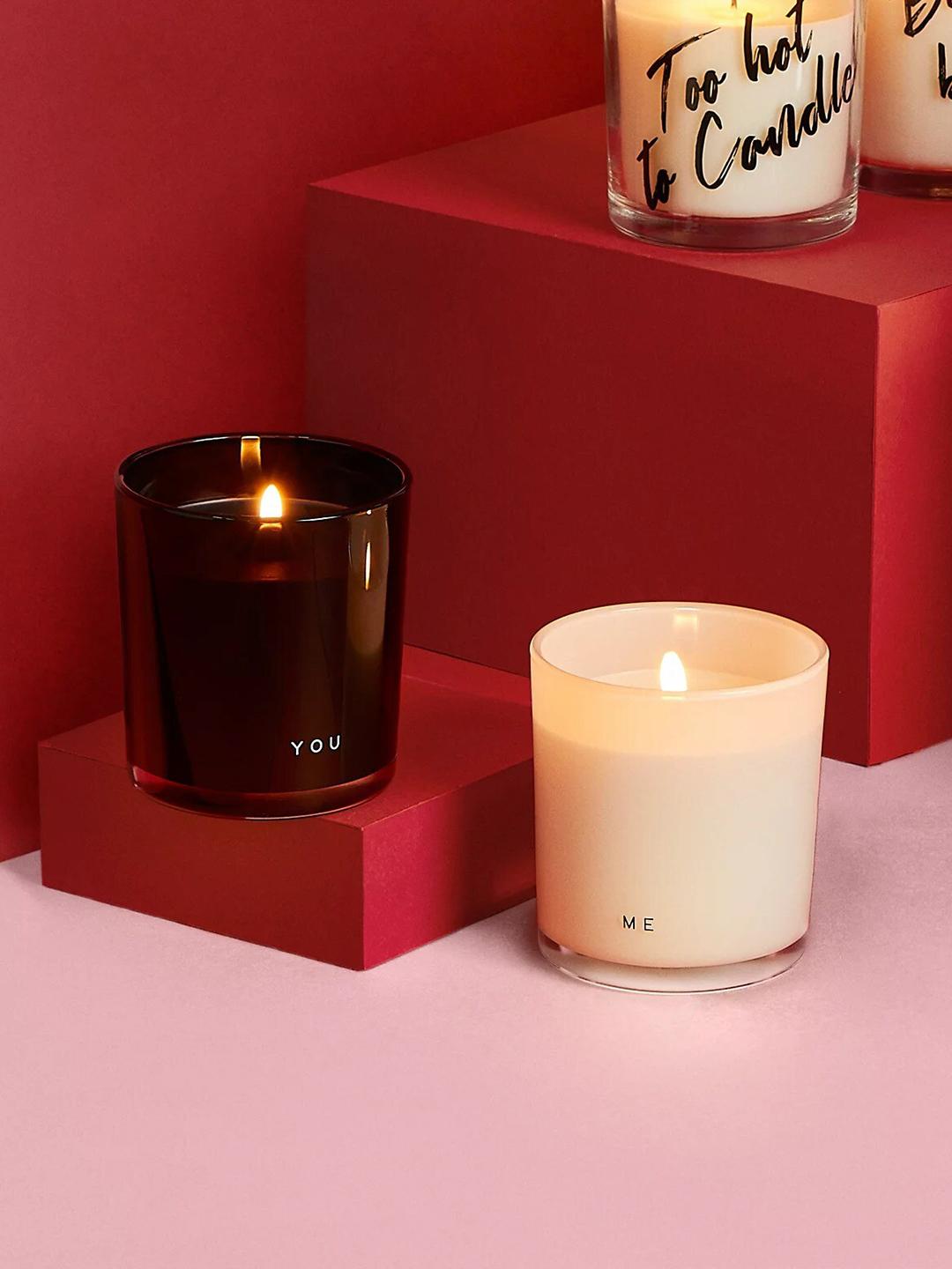 Buy Marks & Spencer Set Of 2 Black & White Solid You And Me Scented ...