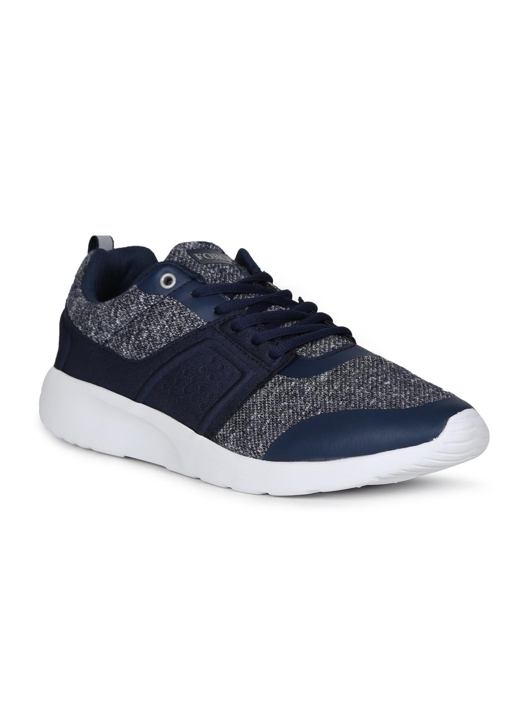 Buy Forca By Lifestyle Men Blue & Grey Colourblocked Sneakers - Casual ...