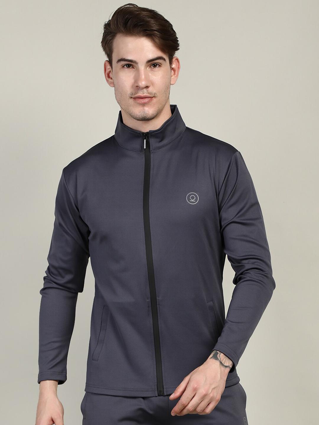 Buy CHKOKKO Men Grey Outdoor Sporty Jacket - Jackets for Men 20388700 ...