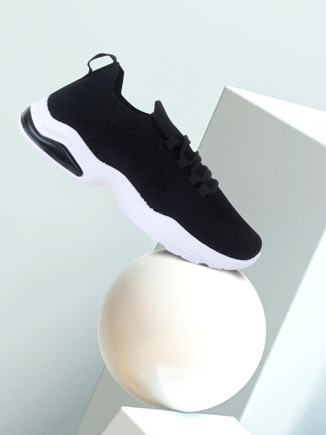 Buy Champs Men Black Mesh Running Non Marking Shoes - Sports Shoes for ...