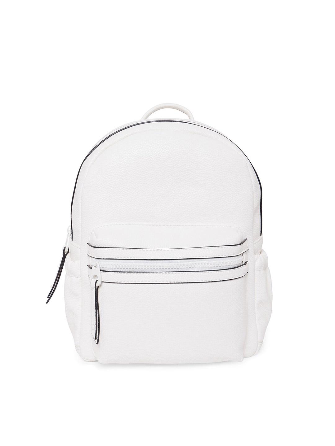 Buy Call It Spring Women White Solid Backpack - Backpacks for Women ...