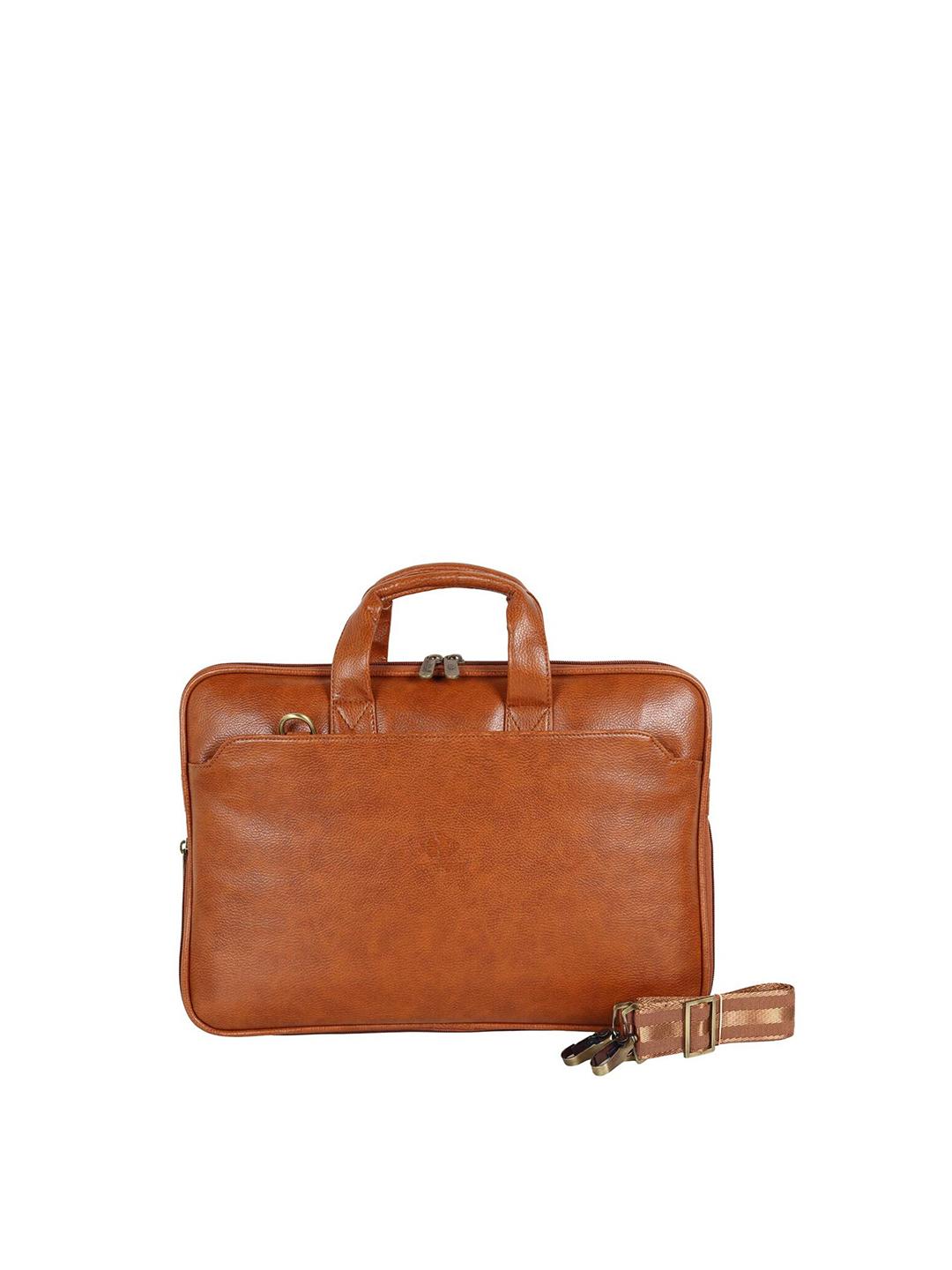 Buy THE CLOWNFISH Jason Unisex Tan Textured Messenger Bag - Messenger ...