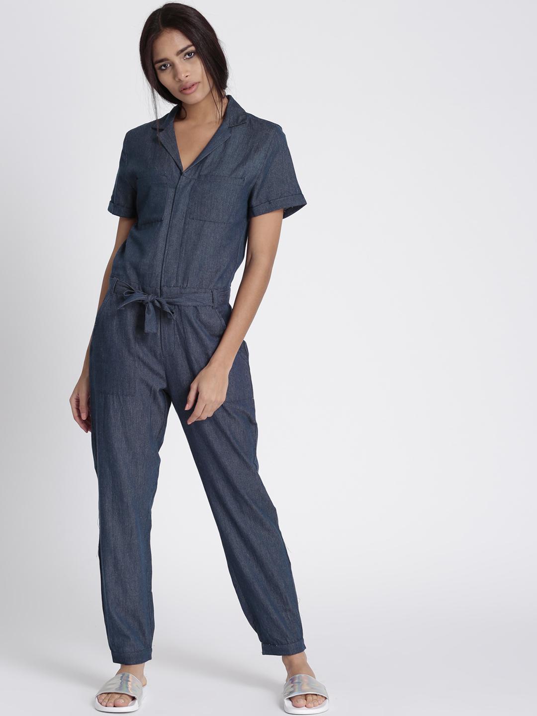 Buy Chemistry Navy Jumpsuit - Jumpsuit for Women 2048278 | Myntra