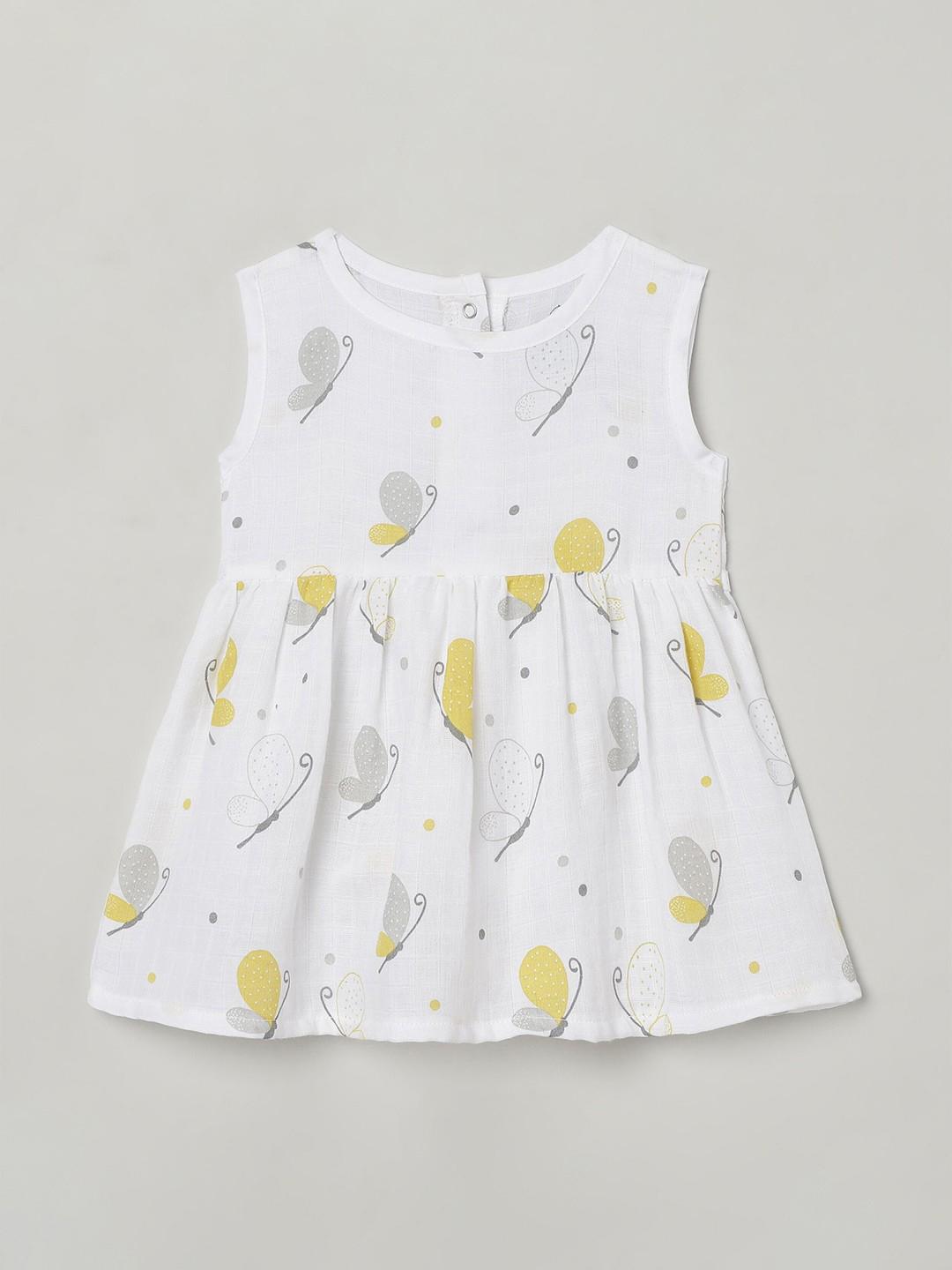 Buy The Boo Boo Club White Sustainable Organic Cotton Dress - Dresses ...