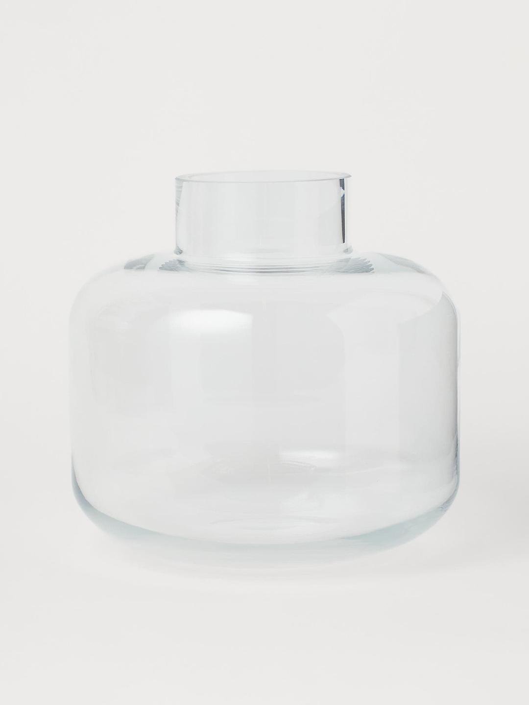 Buy H&M Transparent Large Glass Vase - Vases for Unisex 20530868 | Myntra