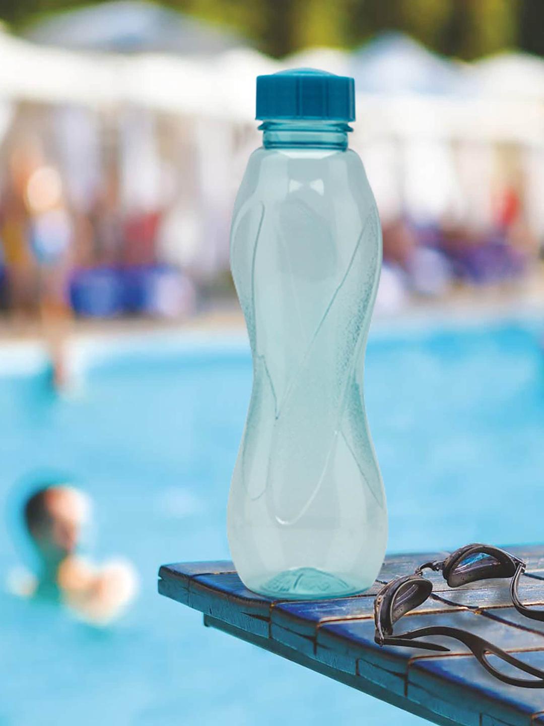 Buy Milton Pet Blue Solid Plastic Spill Proof 12 Piece Water Bottle 1L ...