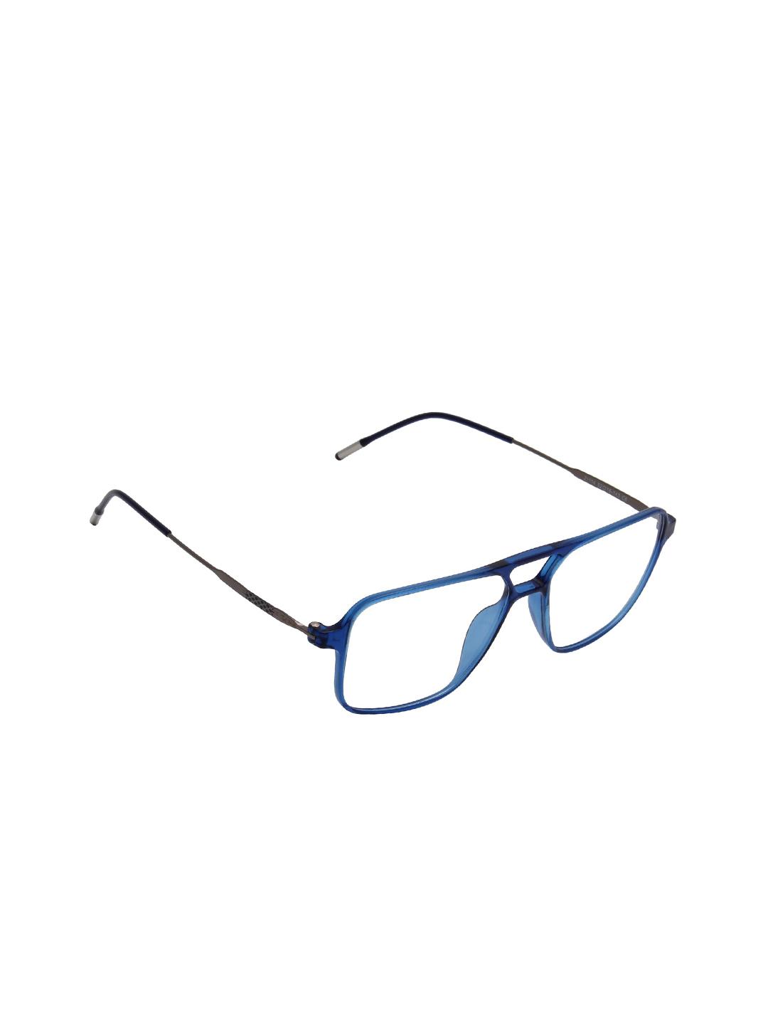 Buy Ted Smith Unisex Blue & Black Full Rim Aviator FrameFrames ...