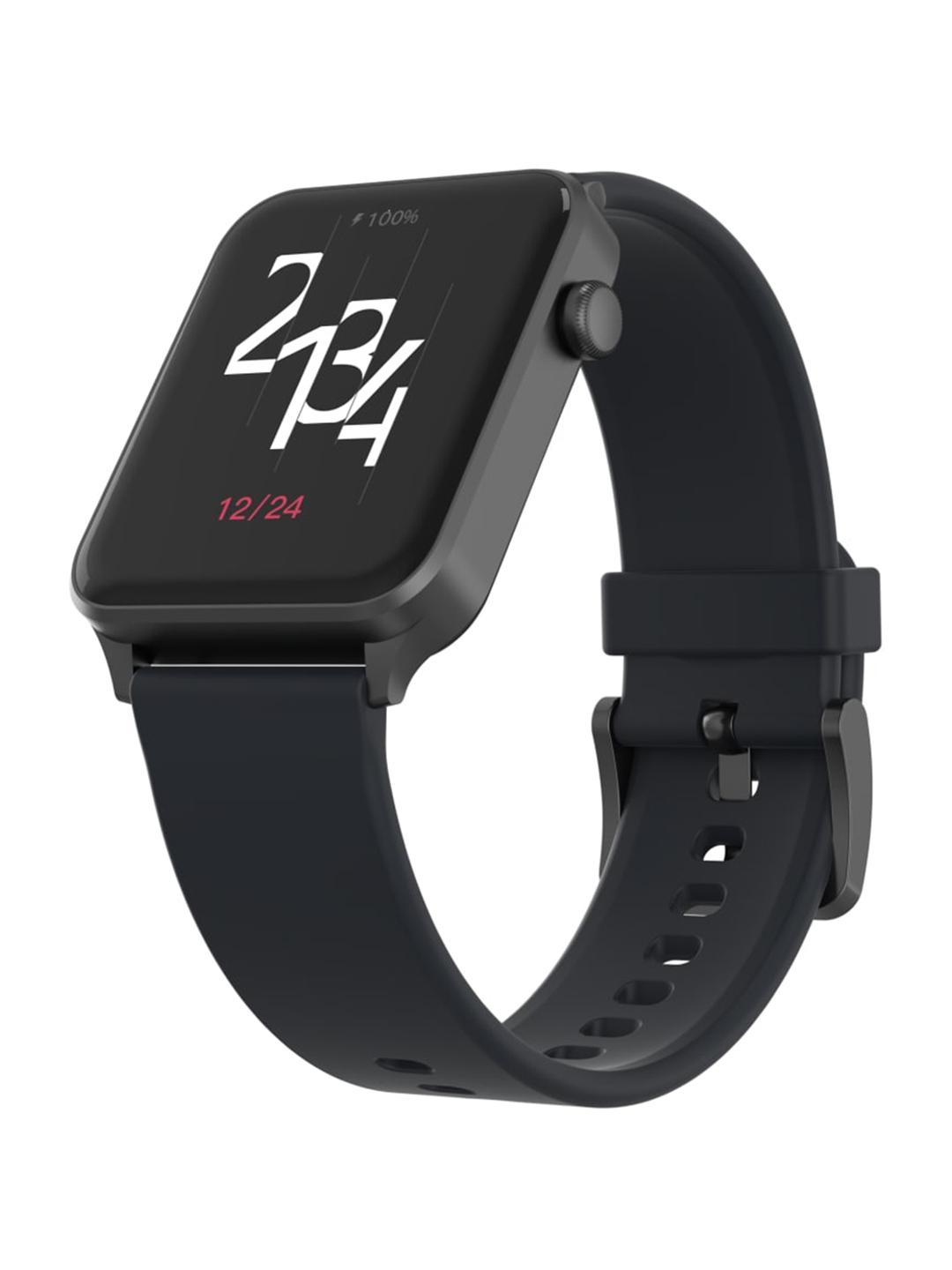 Buy Portronics Black Solid Kronos Gamma Bluetooth Calling Smart Watch ...