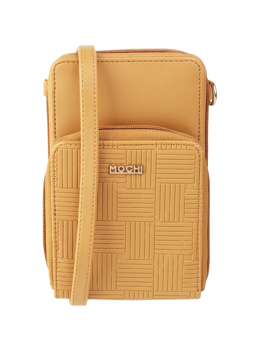 Buy Mochi Women Tan Textured Zip Around Wallet - Wallets for Women ...