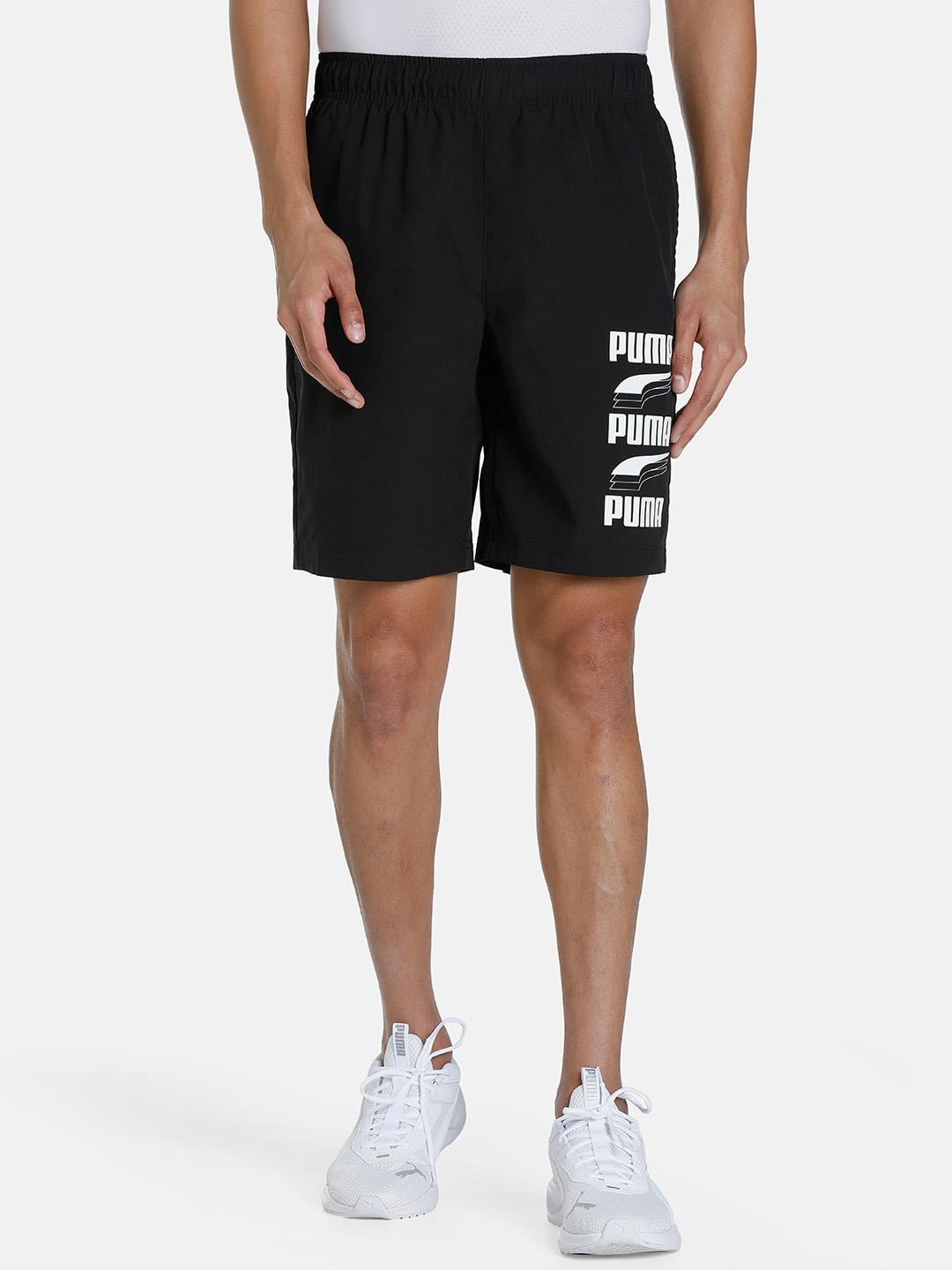 Buy Puma Men Black Rebel Shorts - Shorts for Men 20673620 | Myntra