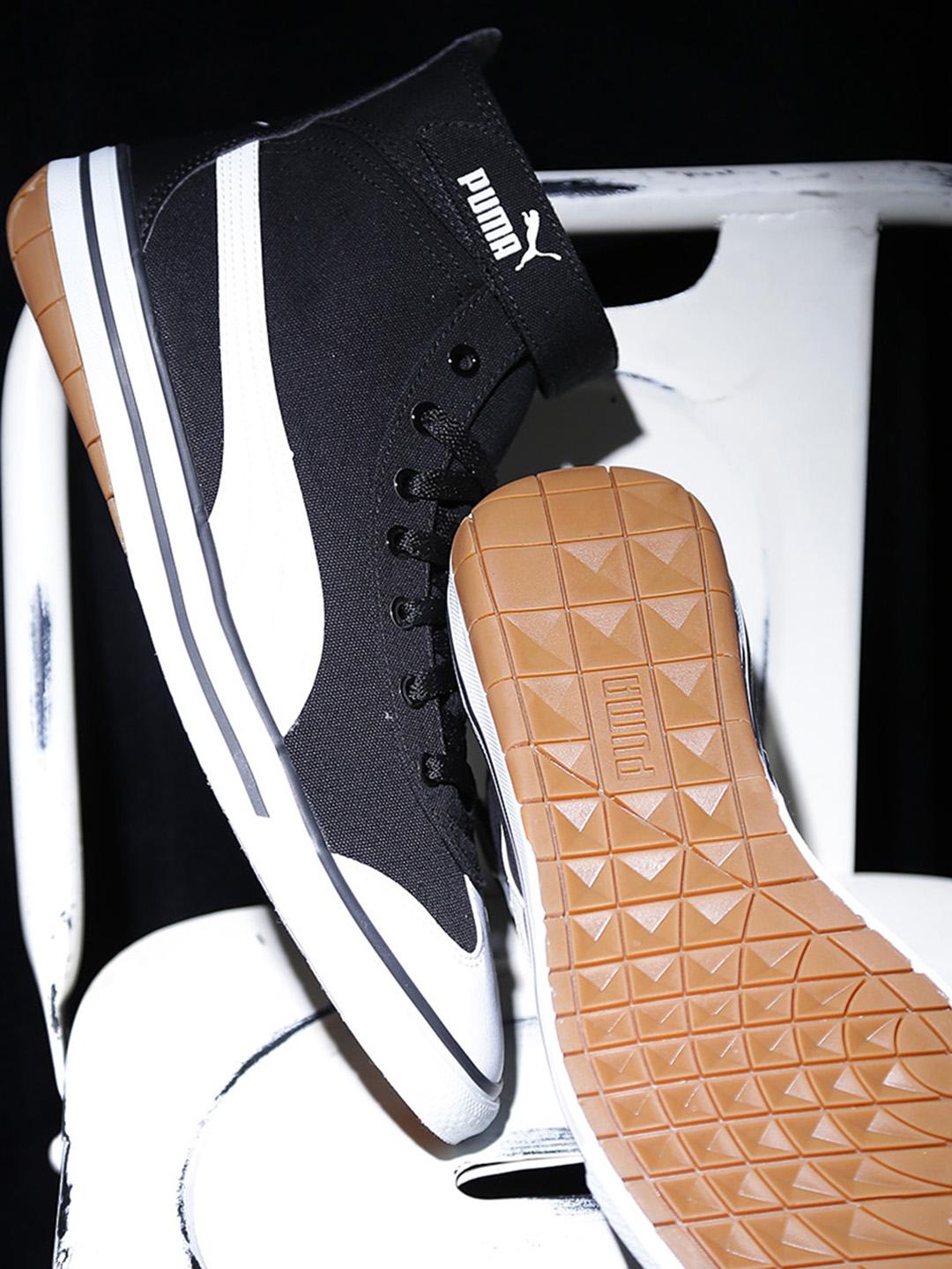 Buy Puma Men Black Sneakers - Casual Shoes for Men 2071817 | Myntra