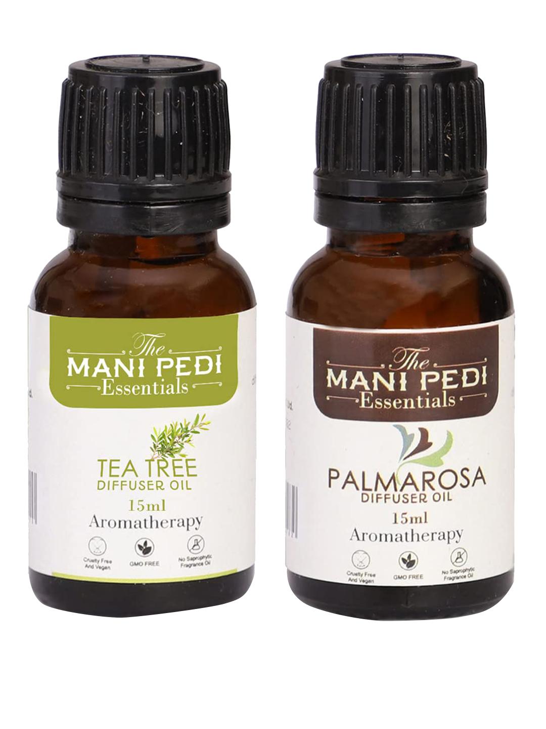 Buy The Mani Pedi Essentials Set Of 2 Tea Tree And Palmarosa Aroma Oil ...