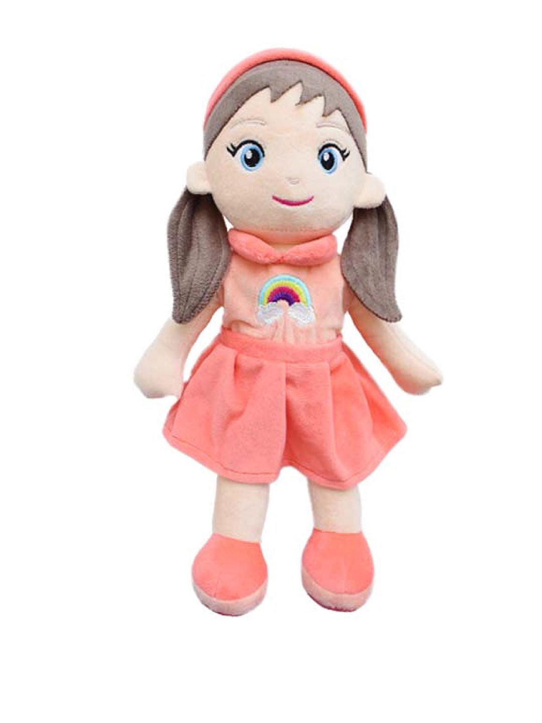 Buy Mirada Kids Peach Colored Solid Soft Toys And Dolls - Soft Toys And ...
