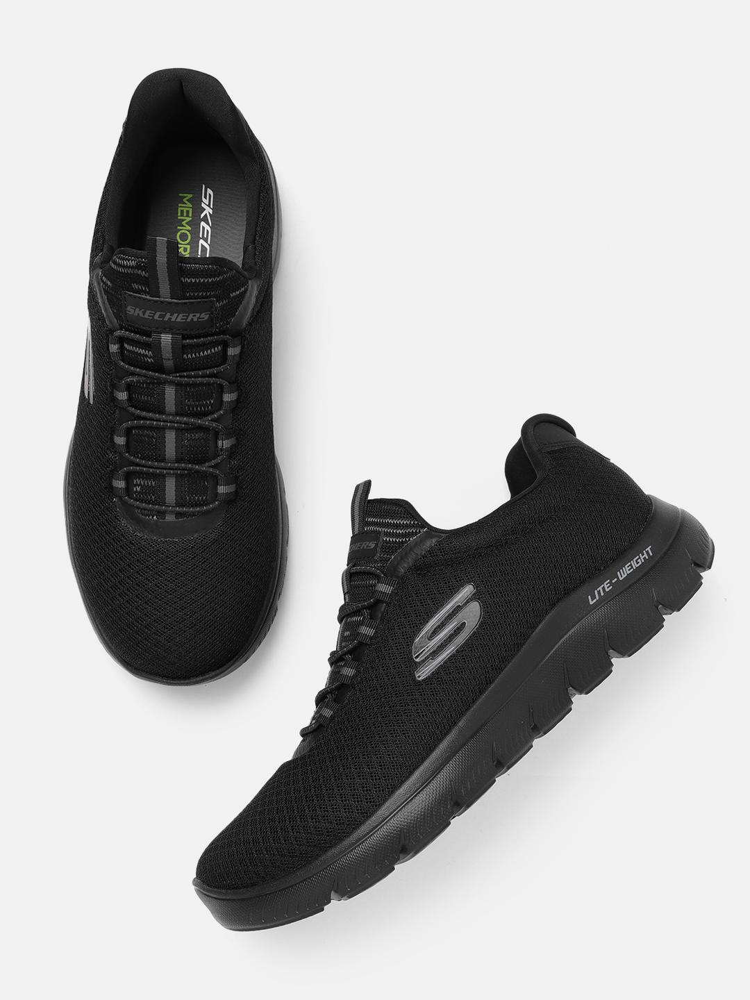 Buy Skechers Men Woven Design Summits Sneakers - Casual Shoes for Men ...