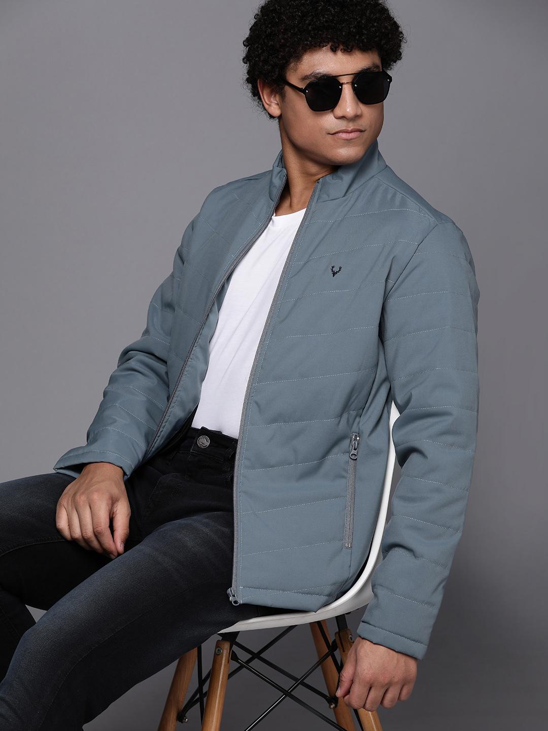 Buy Allen Solly Men Solid Padded Jacket - Jackets for Men 20780370 | Myntra