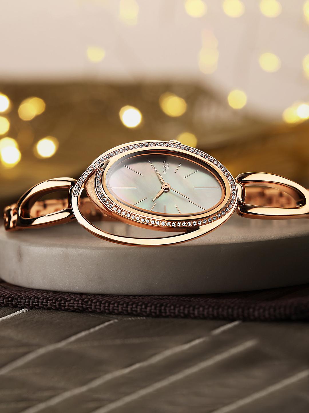 Buy Titan Raga Delight Quartz Analog White Mother Of Pearl Dial Watch ...