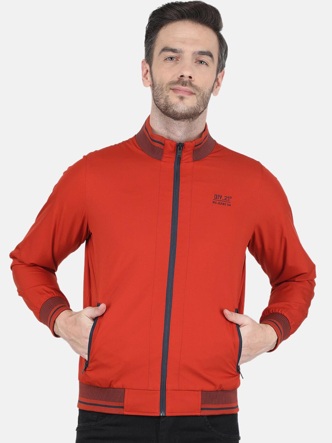 Buy Monte Carlo Men Plus Size Orange Bomber Jacket - Jackets for Men ...