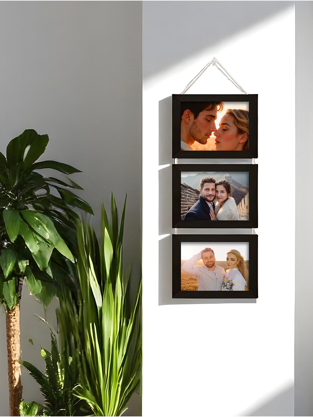 Buy Art Street Set Of 3 Hanging Drop Photo Frames - Photo Frames for ...