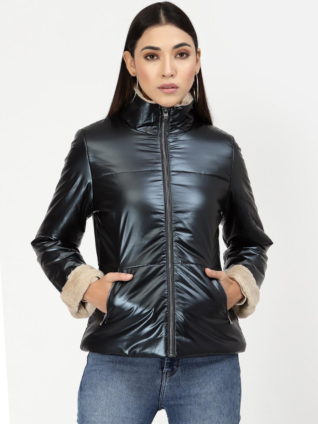 Buy Juelle Women Navy Blue Padded Jacket - Jackets for Women 20979284 ...