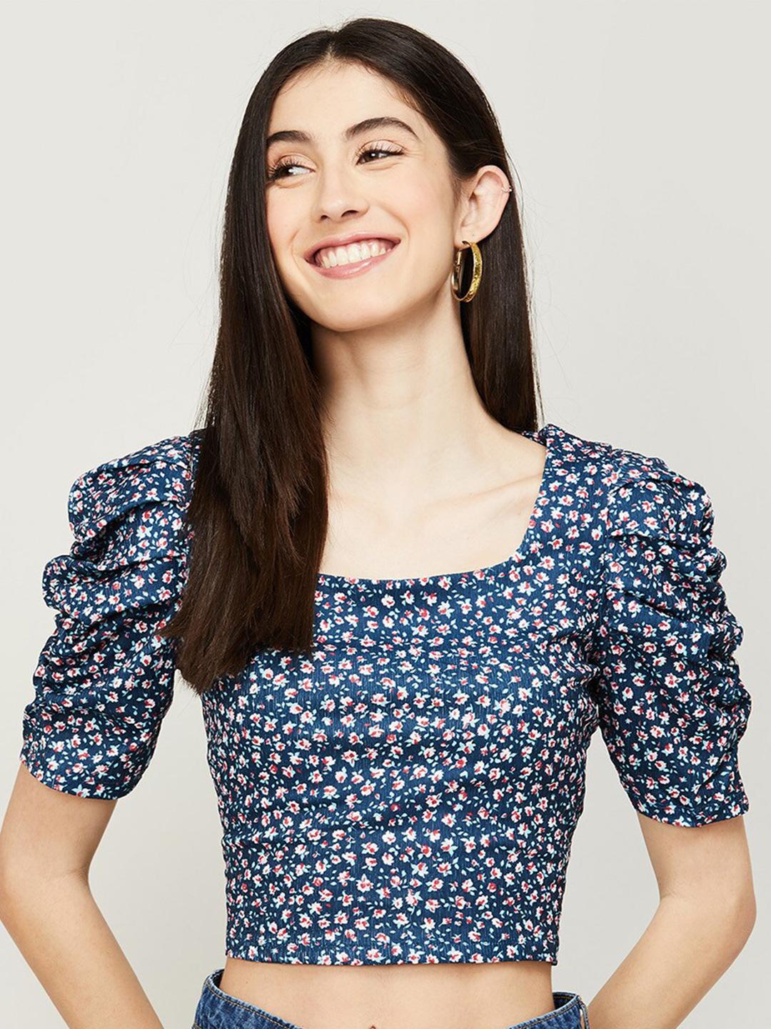 Buy Ginger By Lifestyle Floral Print Crop Top - Tops for Women 21068906 ...