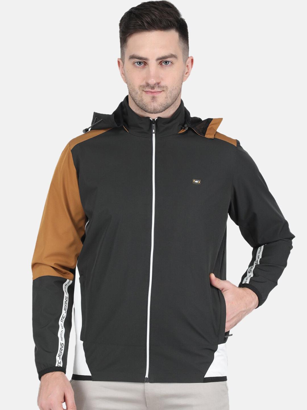 Buy Monte Carlo Men Hooded Colourblocked Sporty Jacket - Jackets for ...