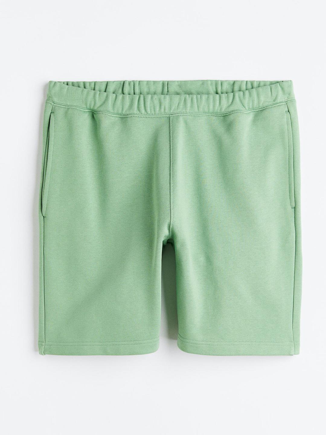 Buy H&M Men Relaxed Fit Pure Cotton Jogger Shorts - Shorts for Men ...