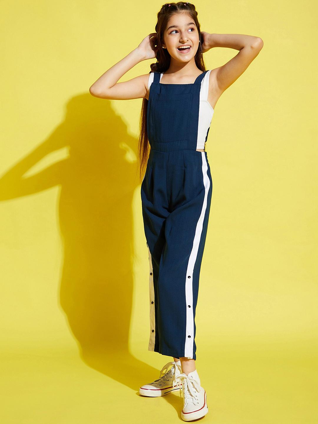 Buy Cherry & Jerry Girls Basic Dungaree - Dungarees for Girls 21240972 ...